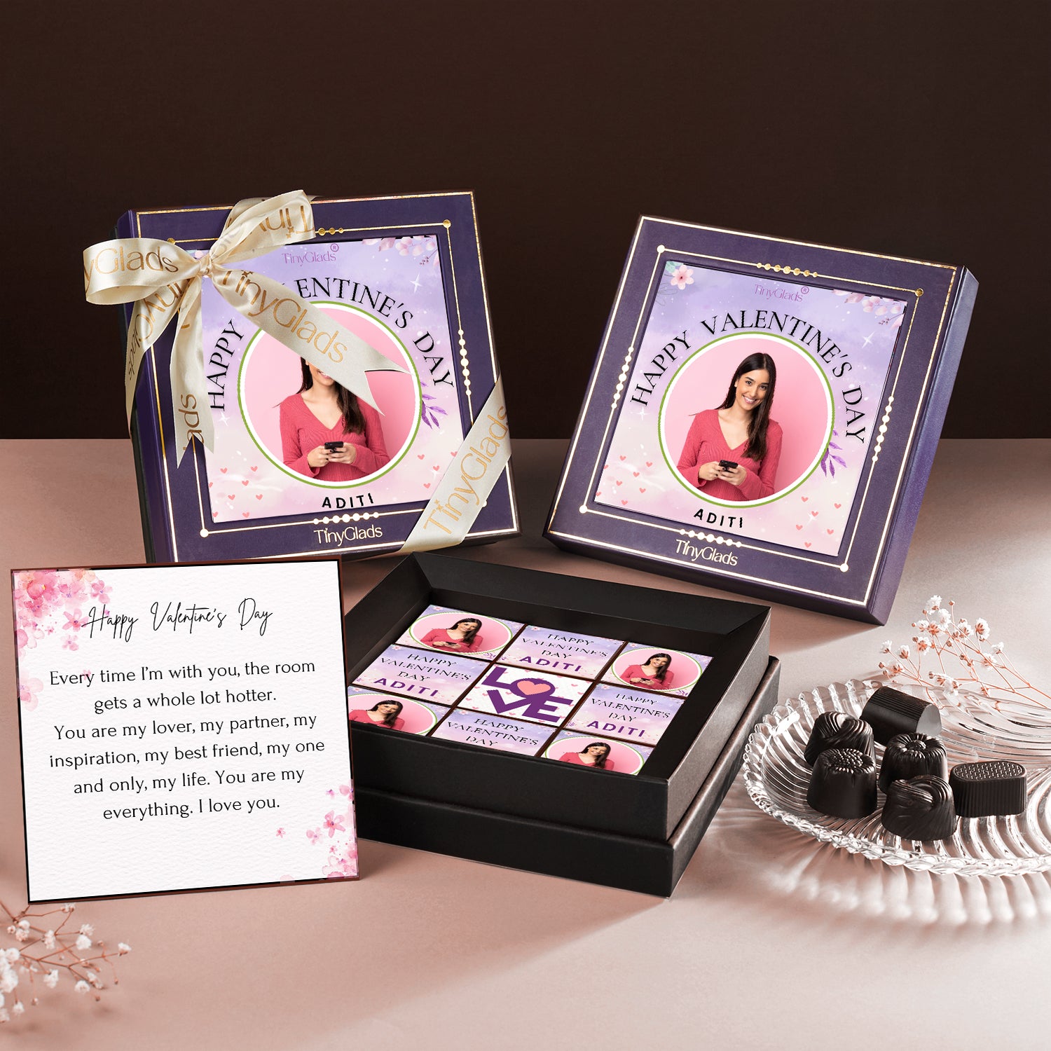 Happy Valenitne's Day Gift Box | Valentine Day Gift Box – TinyGlads